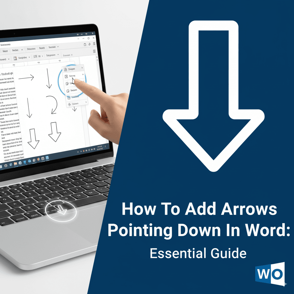 How To Add Arrows Pointing Down In Word: Essential Guide