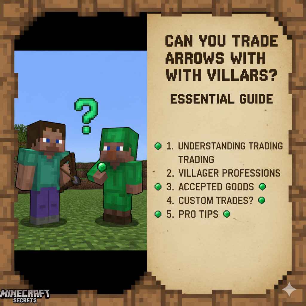 Can You Trade Arrows With Villagers: Essential Guide