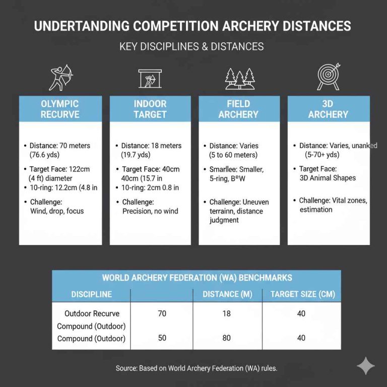 How Far Is The Target In Competition Archery: Essential Facts