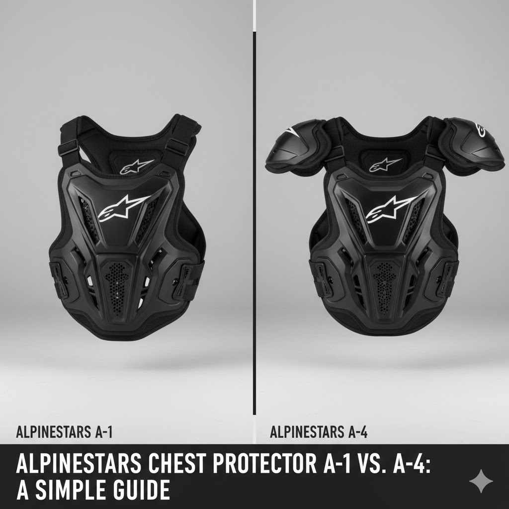 Alpinestars Chest Protector A1 Versus A4: A Simple Guide
