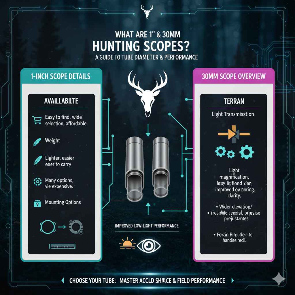 1″ vs 30mm Hunting Scope: Choosing the Right Scope