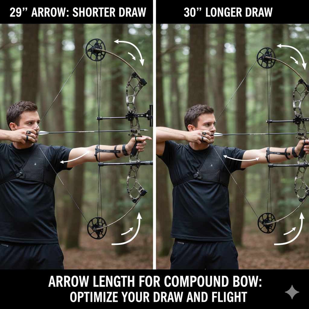 29″ vs 30″ Arrows for Compound Bow: What's the Best Choice?
