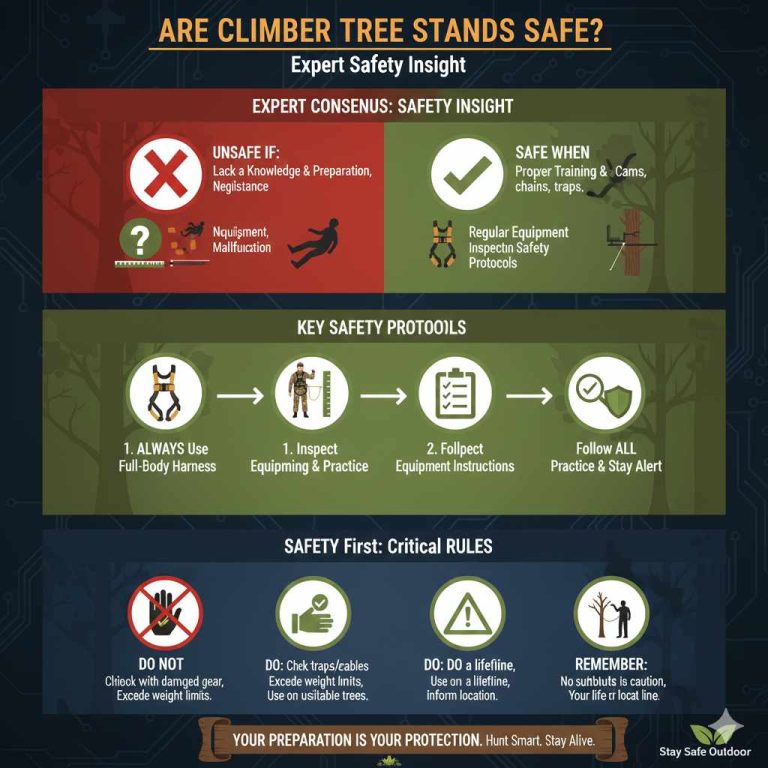 Are Climber Tree Stands Safe? Expert Safety Insight