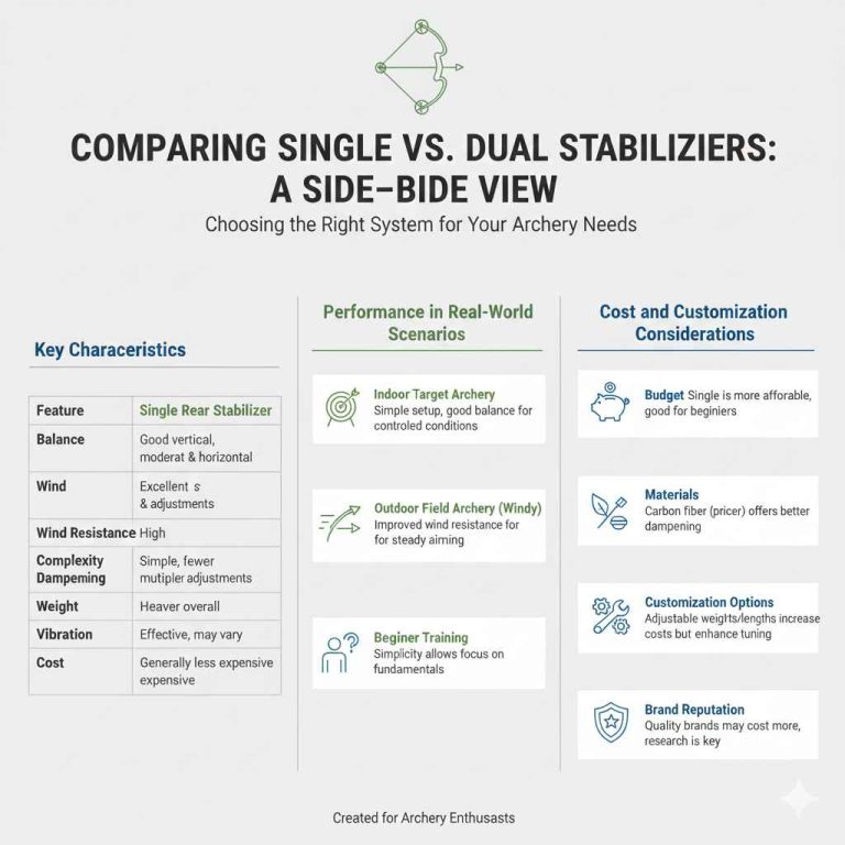 Bow Single Rear Stabilizer or Dual: Which Is Best for Your Needs?