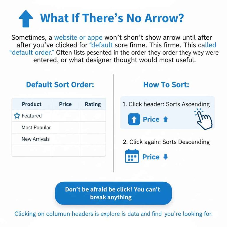 Does Arrow Point Up or Down When Sorted: A Genius Answer